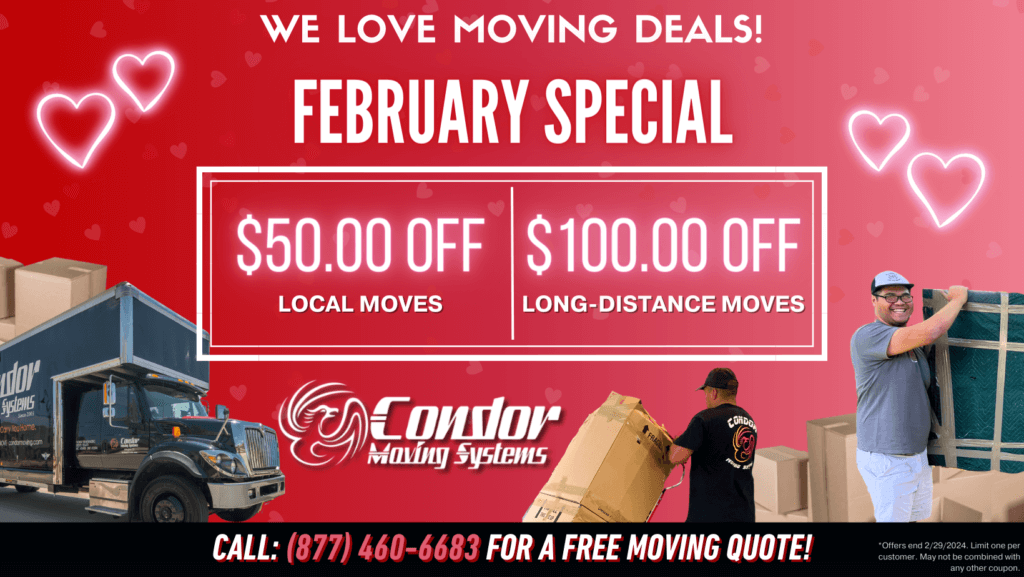 Moving Coupons | Condor Moving Systems