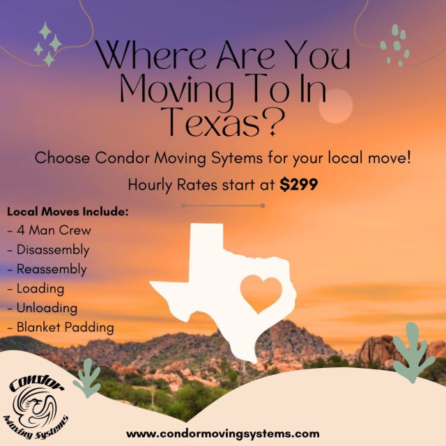 Condor Moving Systems Local & Long Distance Moving Company